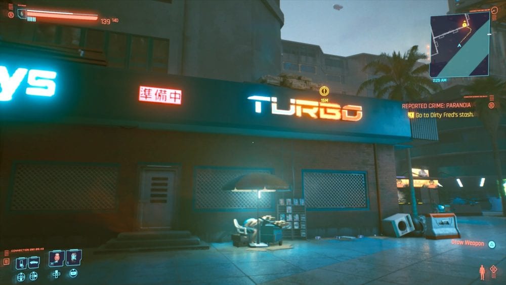Paranoia Dirty Fred Stash Location Guide - Cyberpunk 2077