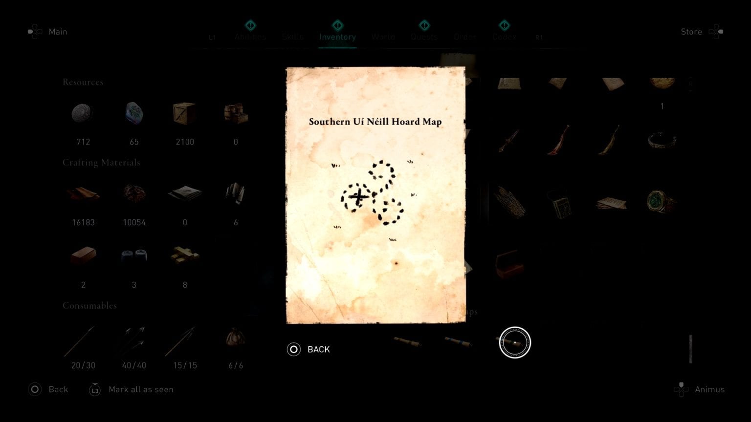 Southern Ui Neill Hoard Map Treasure Guide - AC Valhalla