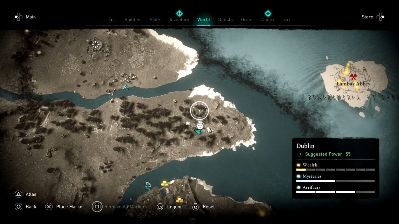 Dublin Ui Neill Artifact Location Guide - AC Valhalla
