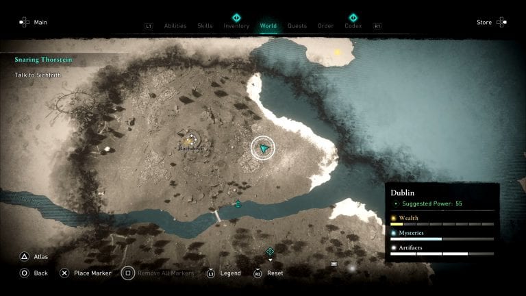 Dublin Hoard Map Treasure Location Guide - AC Valhalla