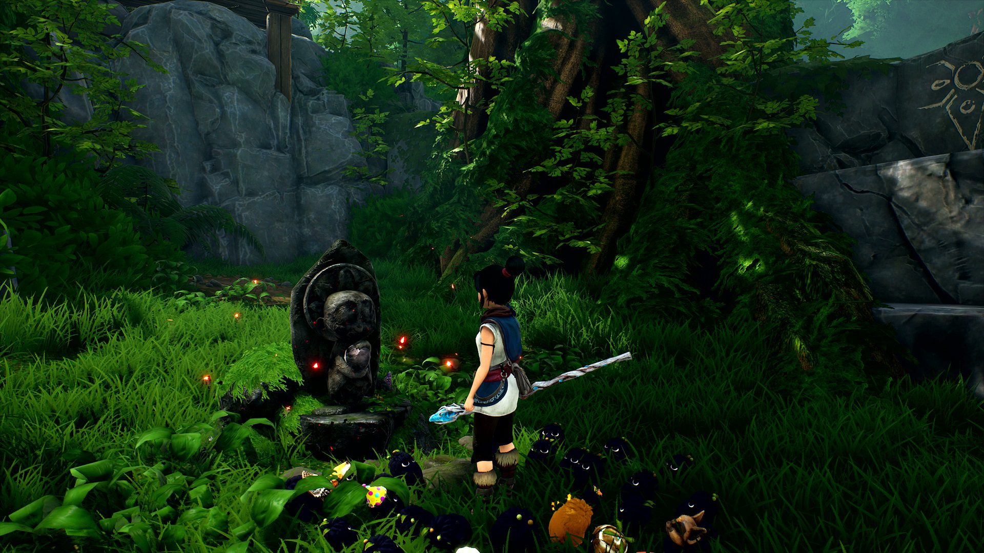 Rusu Mountain Flower Shrines Guide - Kena Bridge Of Spirits