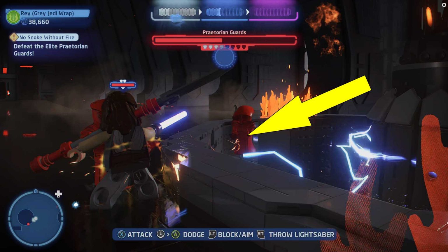 No Snoke Without Fire Challenges - Lego SW Skywalker Saga