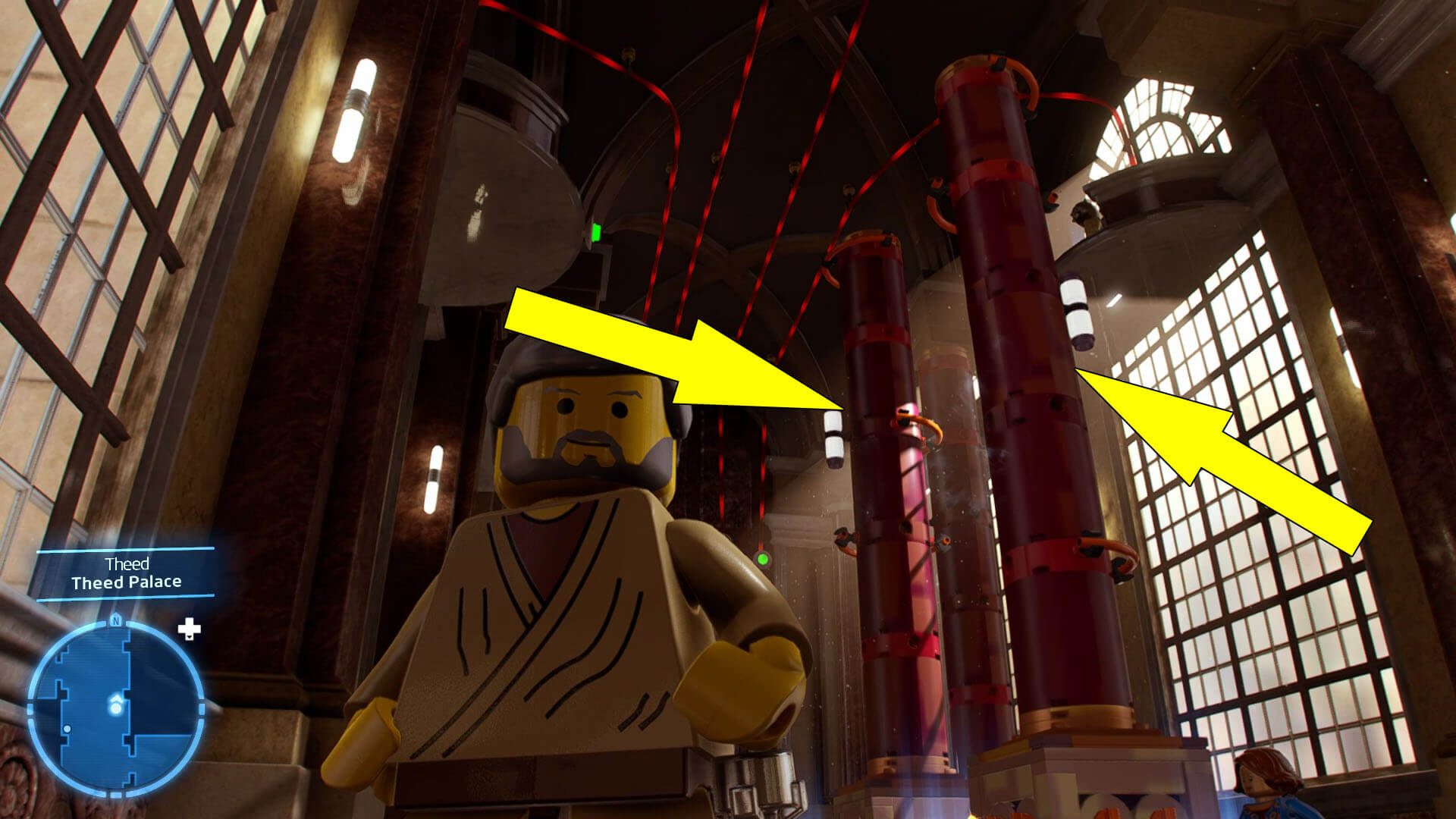 Pillar Push Puzzle - Lego Star Wars Skywalker Saga Guide