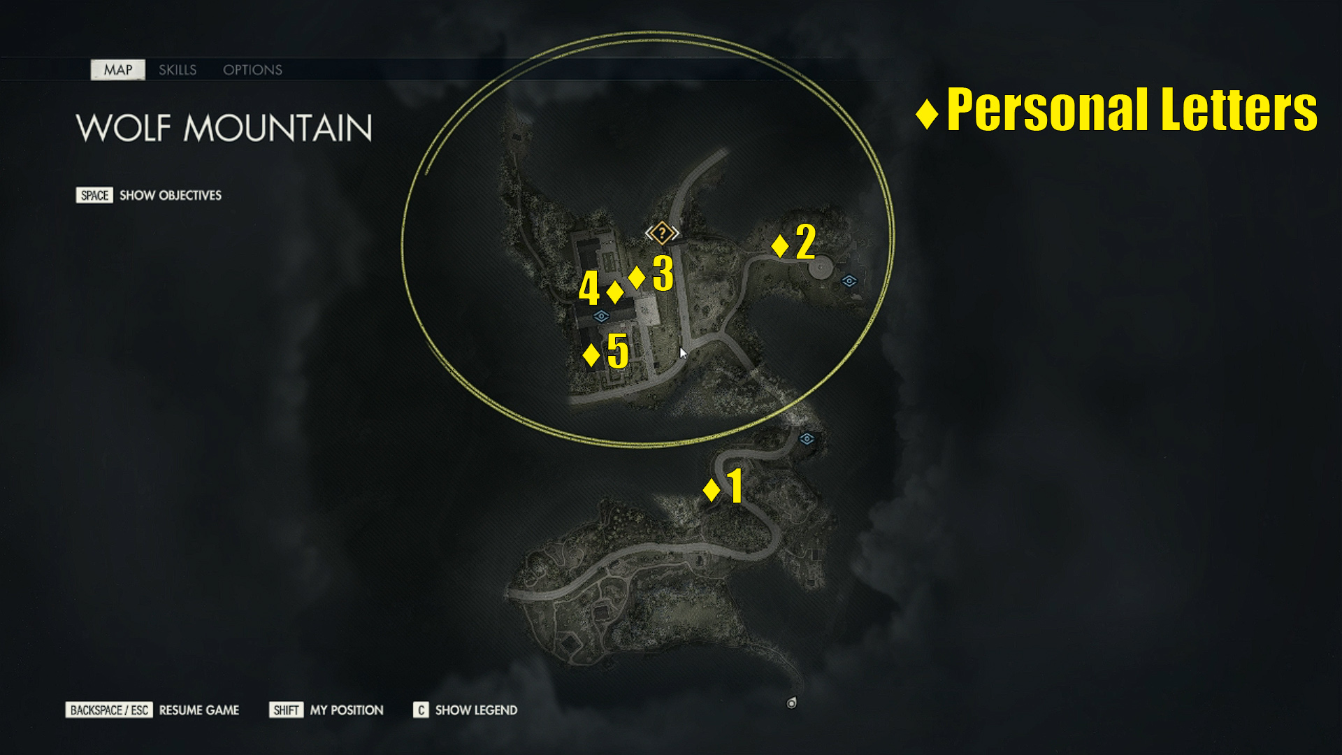 Wolf Mountain Personal Letter Locations - Sniper Elite 5