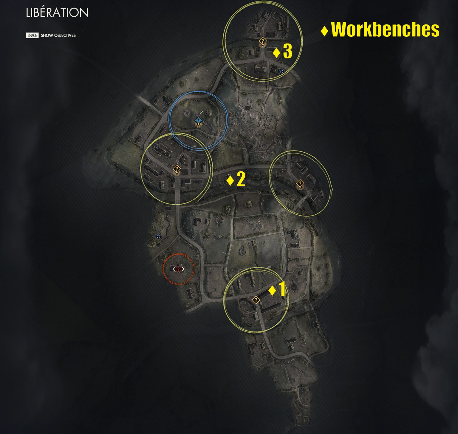 Libération Workbench Locations - Sniper Elite 5
