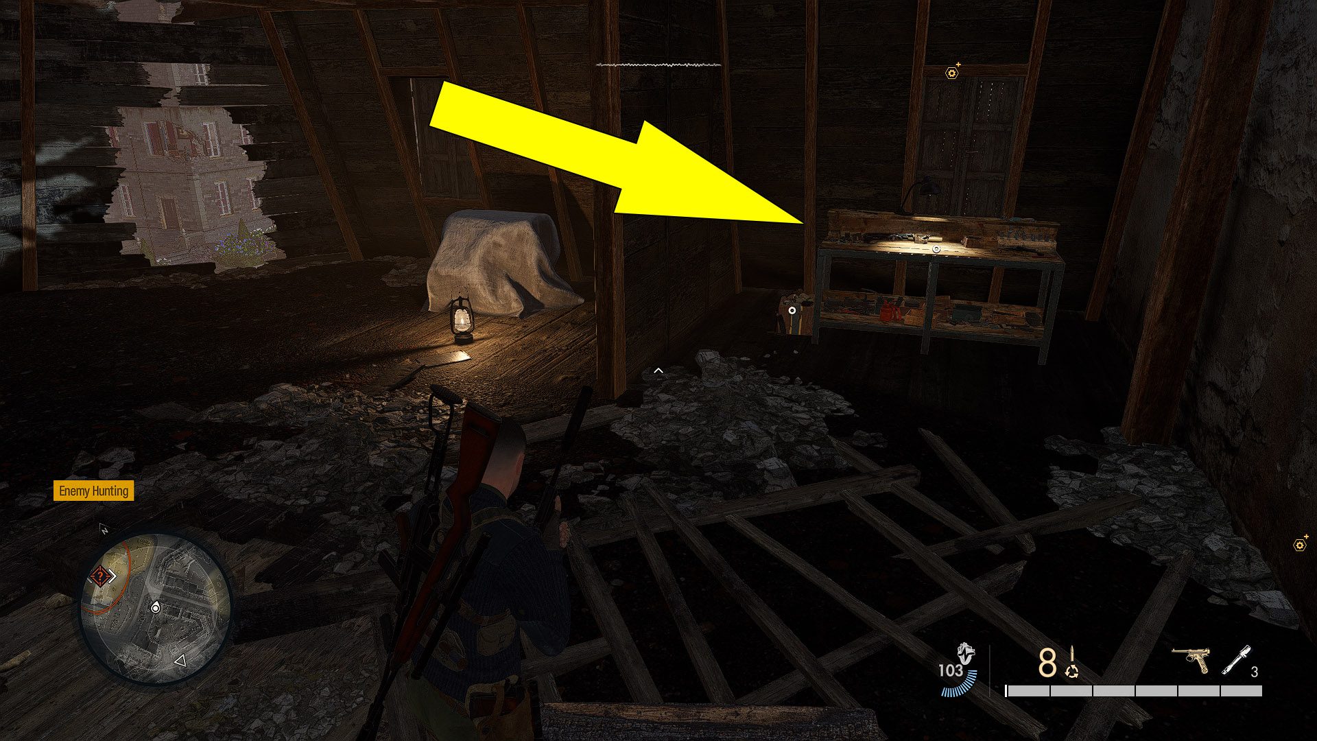 Rubble And Ruin Workbench Locations - Sniper Elite