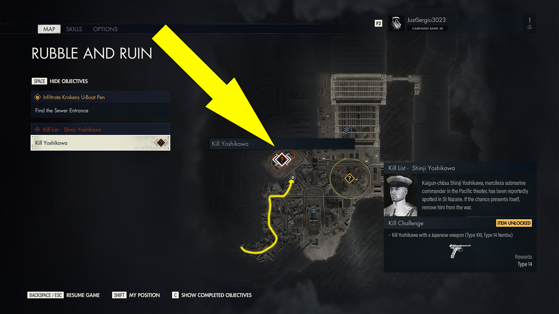 Shinji Yoshikawa Japanese Weapon Kill Guide - Sniper Elite 5