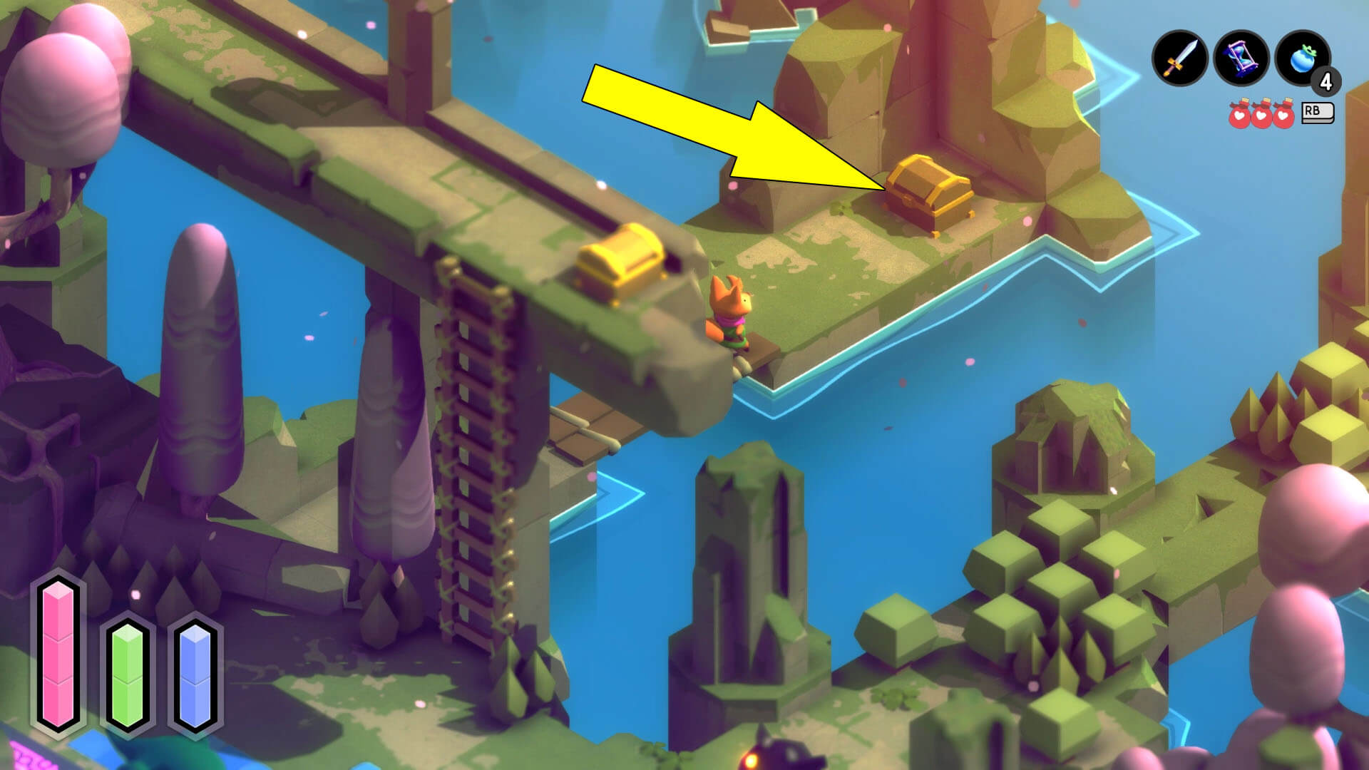 Tunic West Garden: Where To Find All Golden Chests