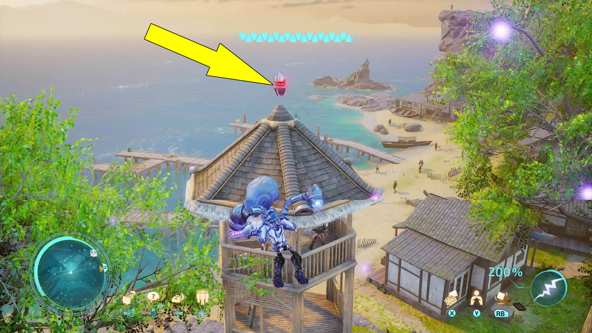 Takoshima Artwork Locations Guide - Destroy All Humans 2