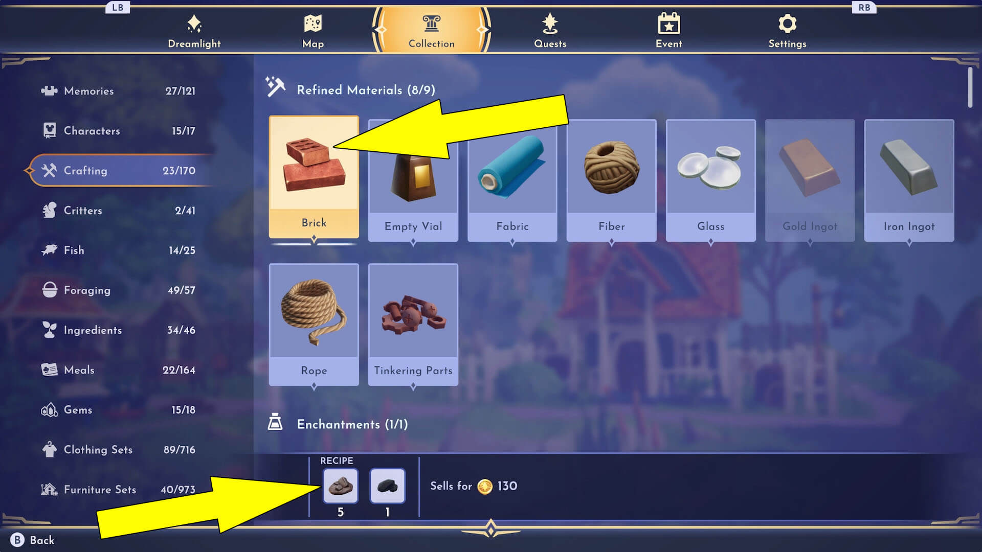 Broken Sled Repairing Materials - Disney Dreamlight Valley