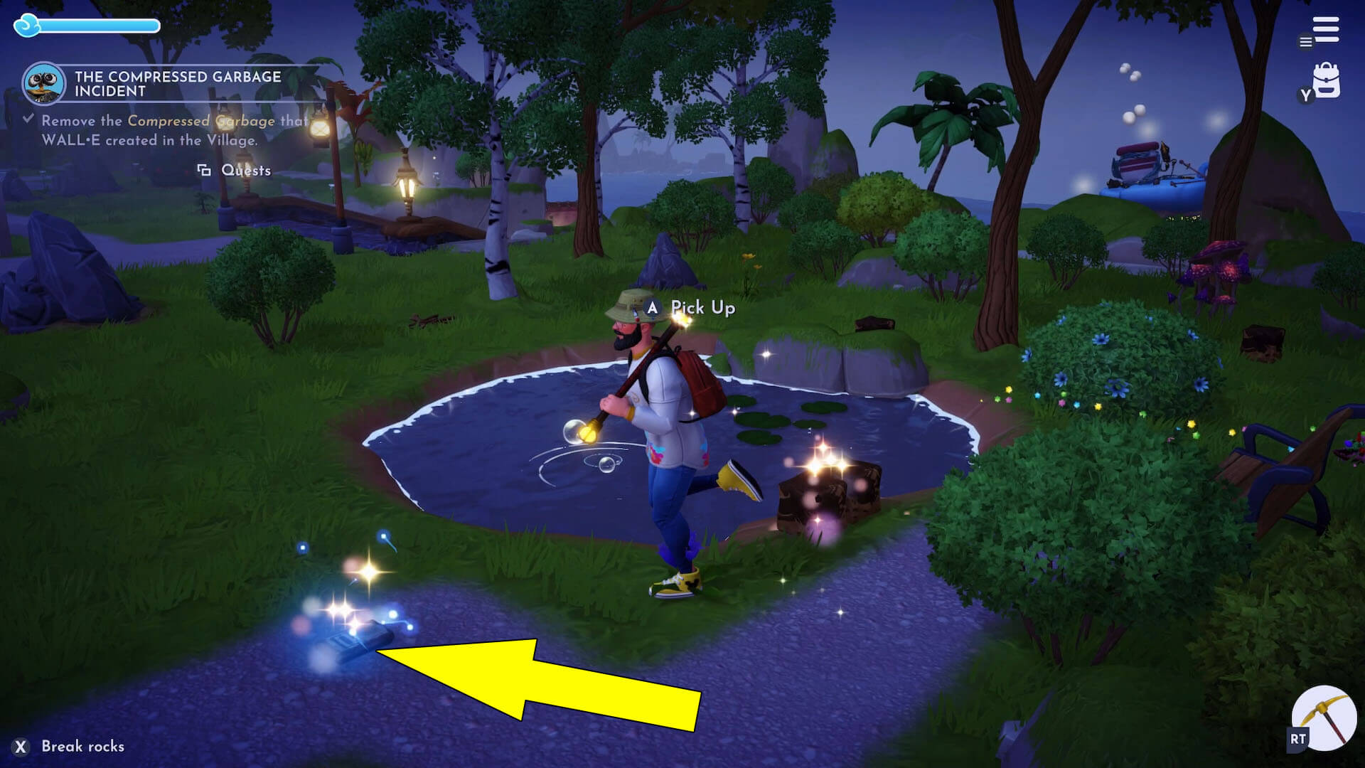 Compressed Garbage Incident Cubes - Disney Dreamlight Valley