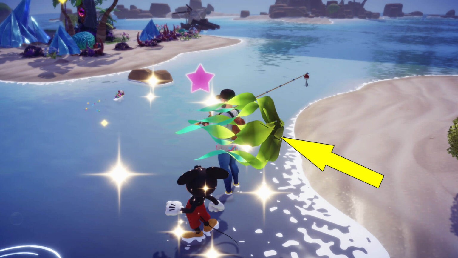 Mysterious Wreck Raft Location - Disney Dreamlight Valley