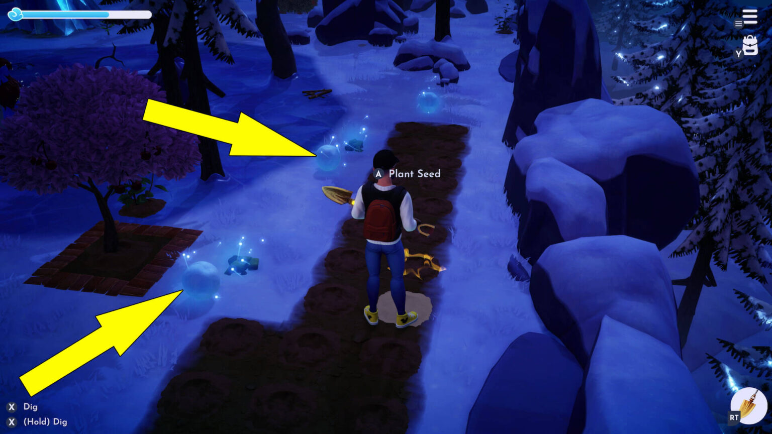 Snowballs Locations & How To Get - Disney Dreamlight Valley