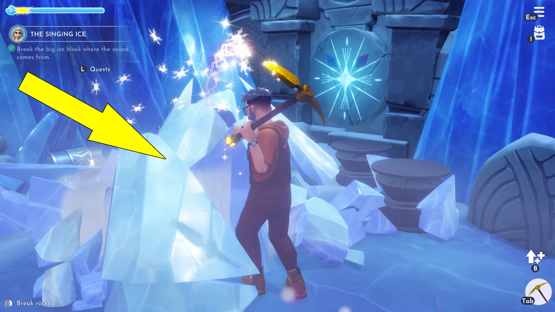 Singing Ice Elsa Cold Winter Potion - Disney Dreamlight Valley