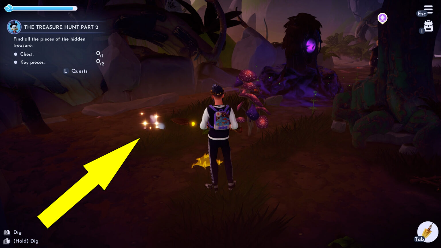 Treasure Hunt Part 2 Chest & Key - Disney Dreamlight Valley