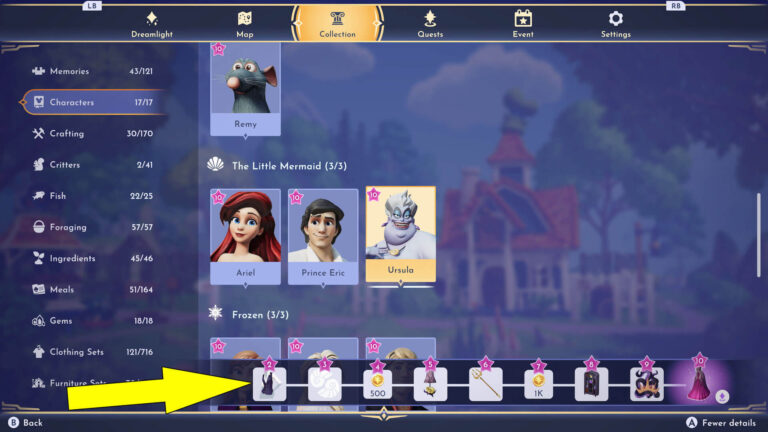Ursula Friendship Leveling Up Guide - Disney Dreamlight Valley