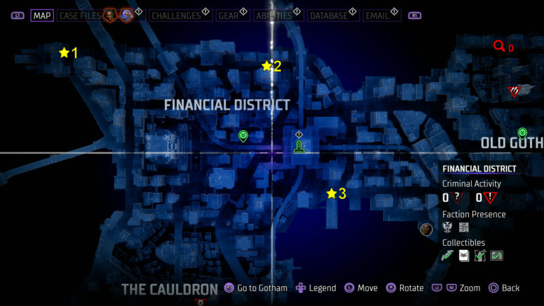 Landmark Locations Guide - Gotham Knights