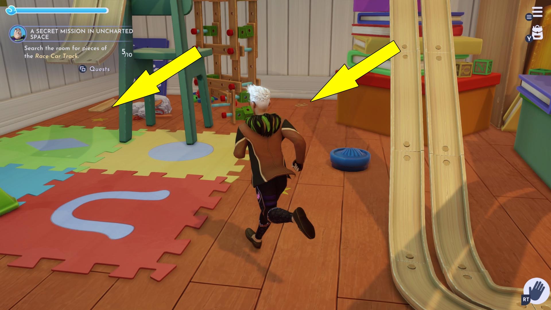 Toy Story Race Car Track Pieces - Disney Dreamlight Valley