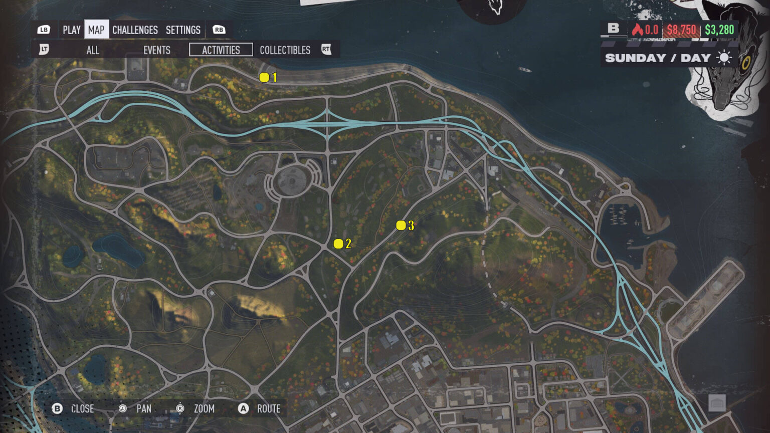 Griffith Parklands Bear Champ Locations - NFS Unbound