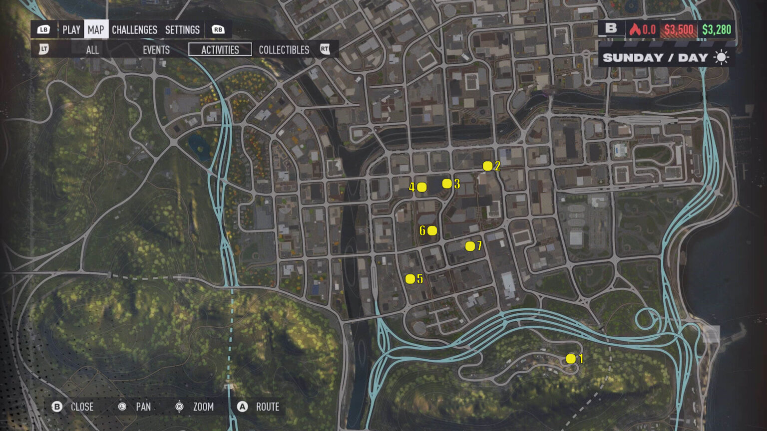 University Central Bear Champ Locations - NFS Unbound