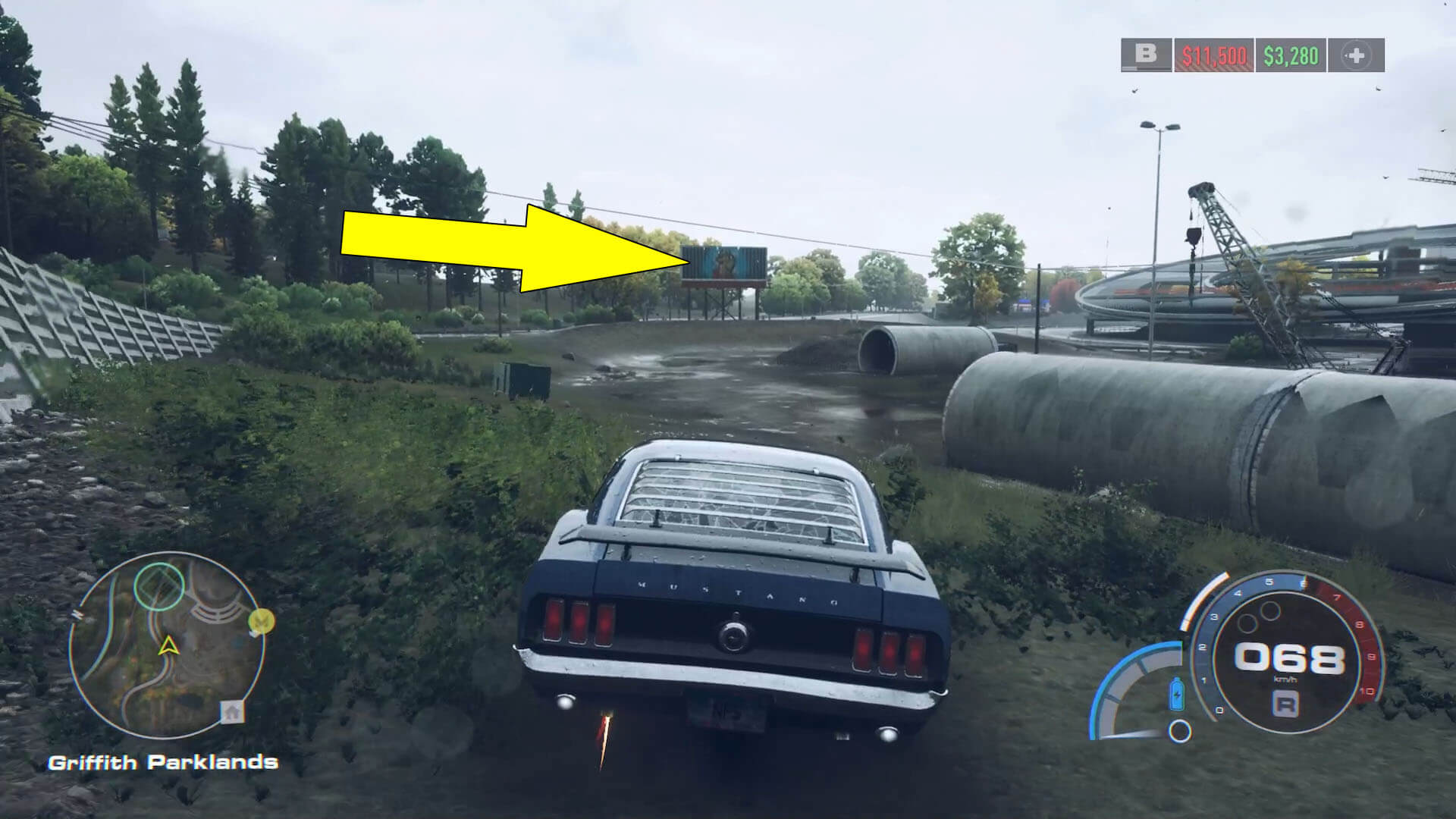 Griffith Parklands Billboard Locations - NFS Unbound