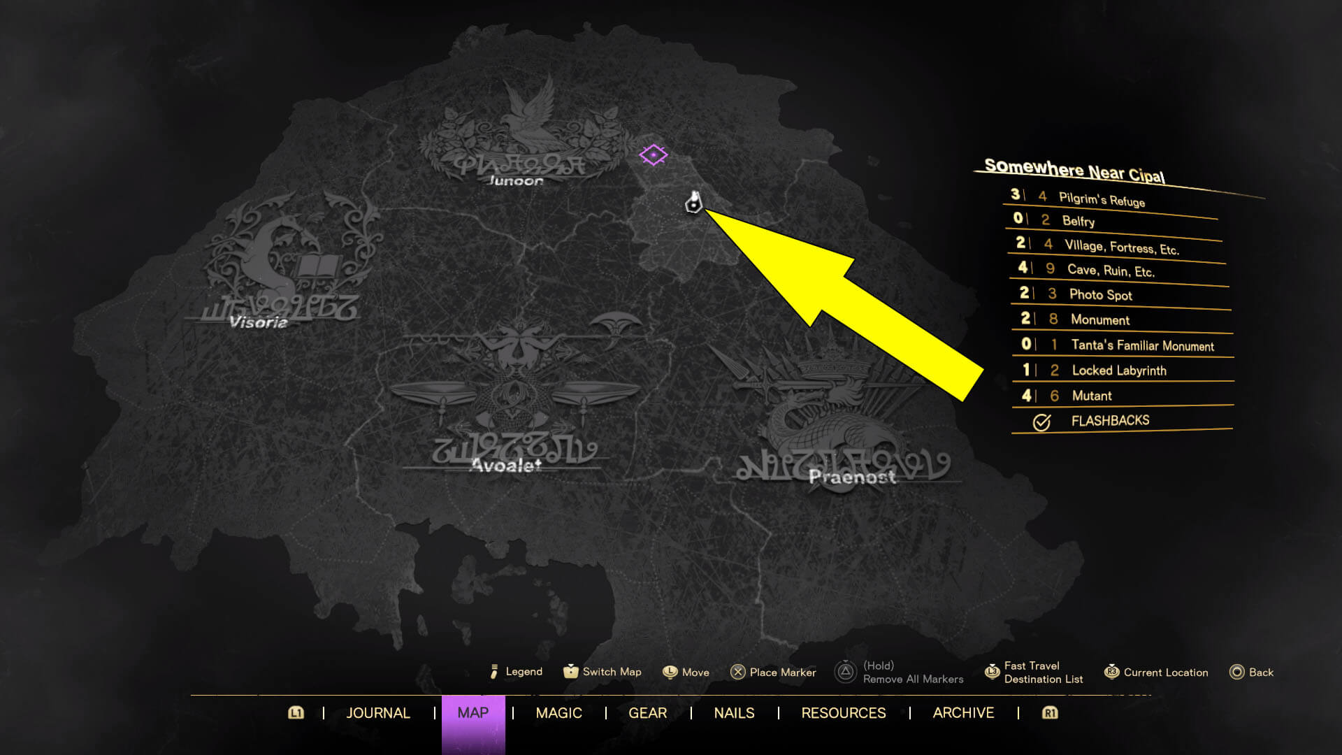 Barren Plains Fallen Temple Location Guide - Forspoken