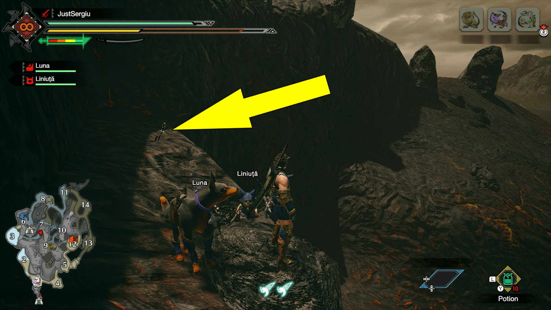 Lava Caverns Relic Record Locations - Monster Hunter Rise
