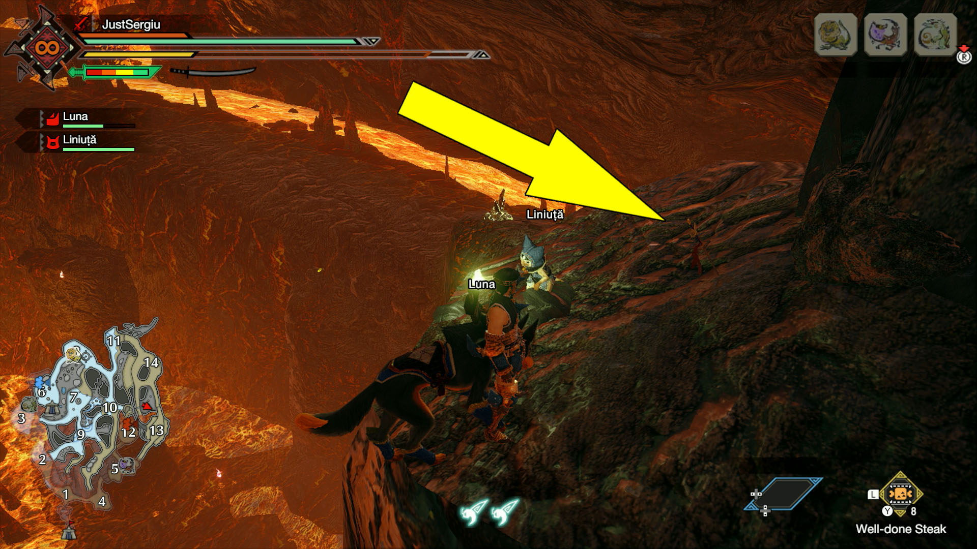 Lava Caverns Relic Record Locations - Monster Hunter Rise