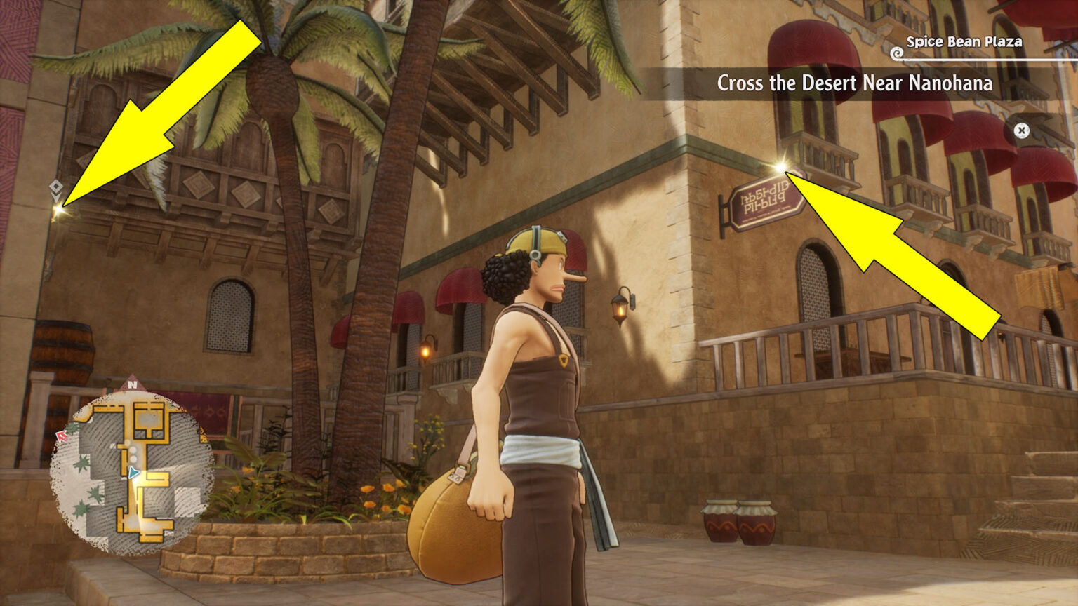 Hungry Navi Bird Desert Nuts Locations - One Piece Odyssey