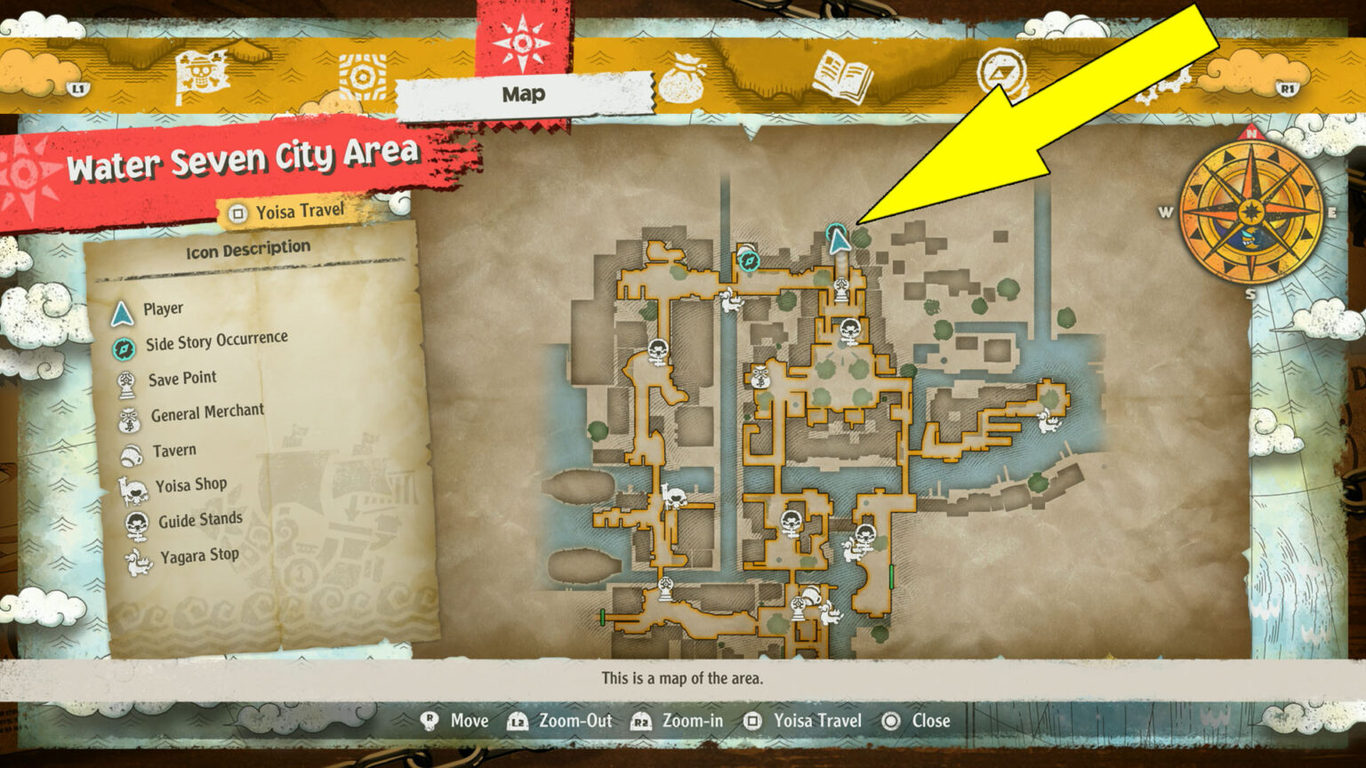 Helping Iceberg 1 Aqua Corn Location - One Piece Odyssey