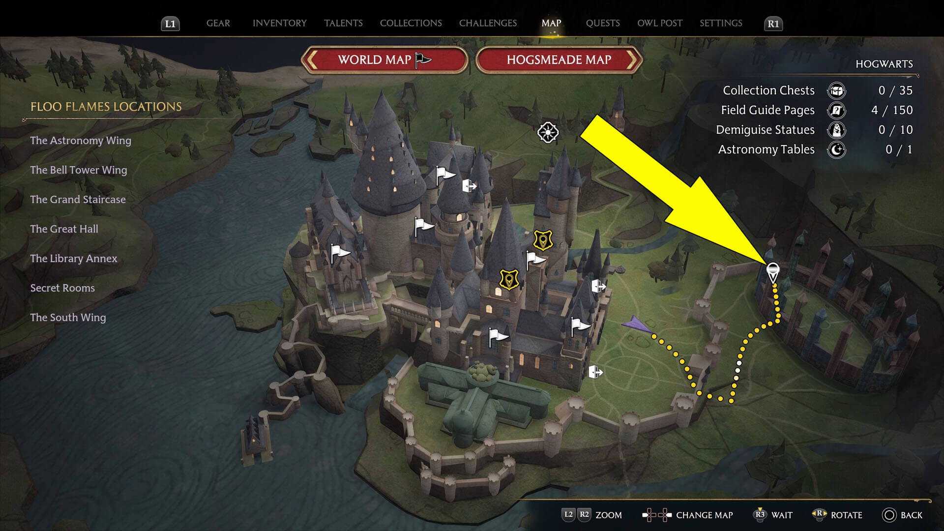 Flight Test Quidditch Pitch Broom Trial - Hogwarts Legacy