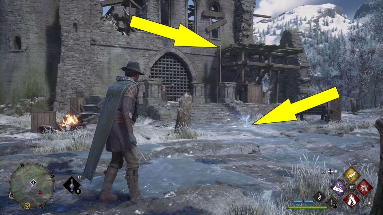 Hogsmeade Valley Ancient Magic Hotspot - Hogwarts Legacy