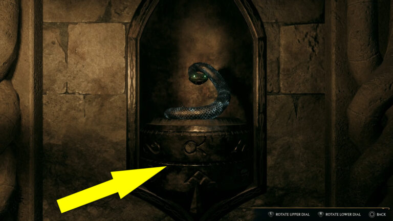 Shadow Of The Study Slytherin Door Puzzle - Hogwarts Legacy