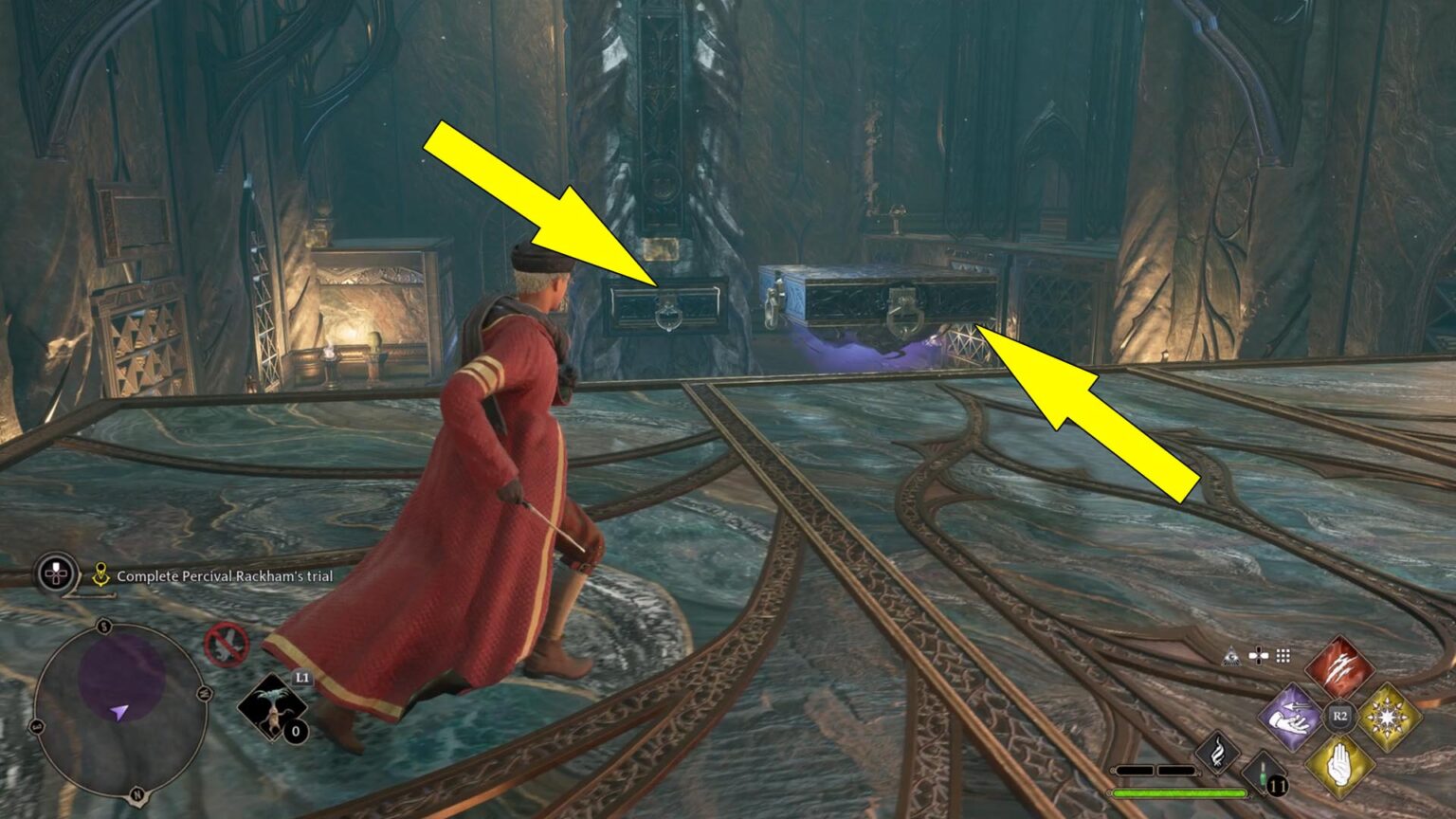 Percival Rackham Trial Puzzle Solutions - Hogwarts Legacy