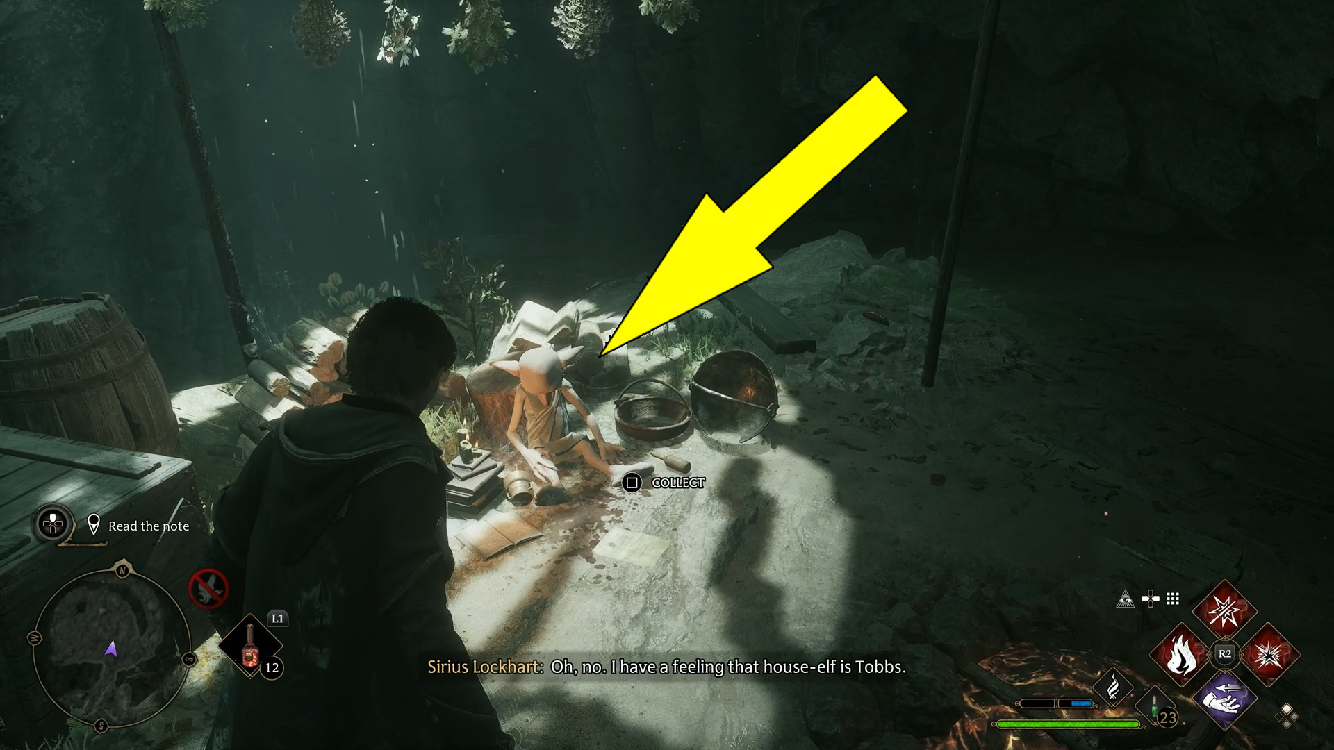 Plight Of The House-Elf Tobbs Location - Hogwarts Legacy