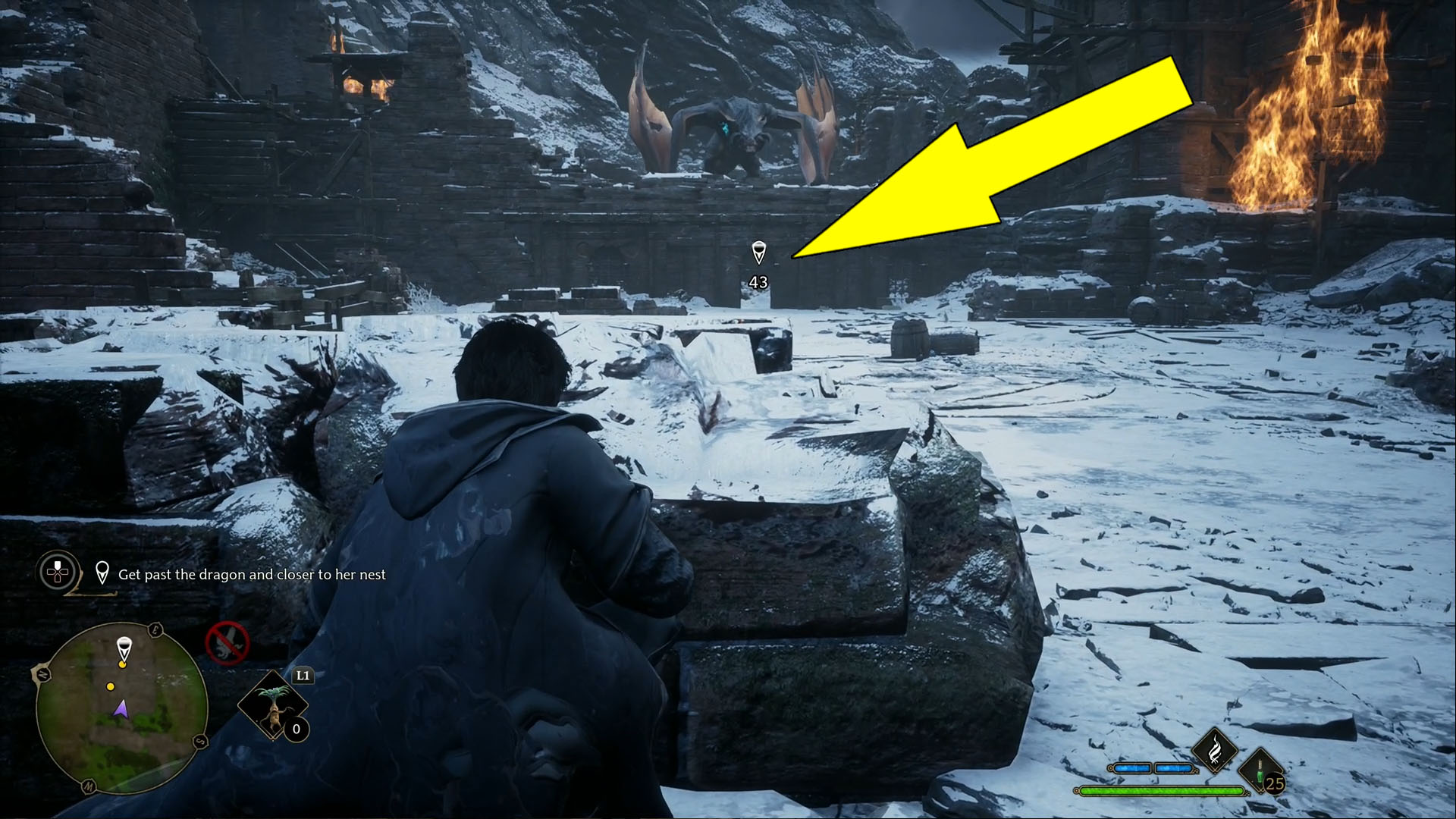 Poached Egg Dragon's Nest Location - Hogwarts Legacy