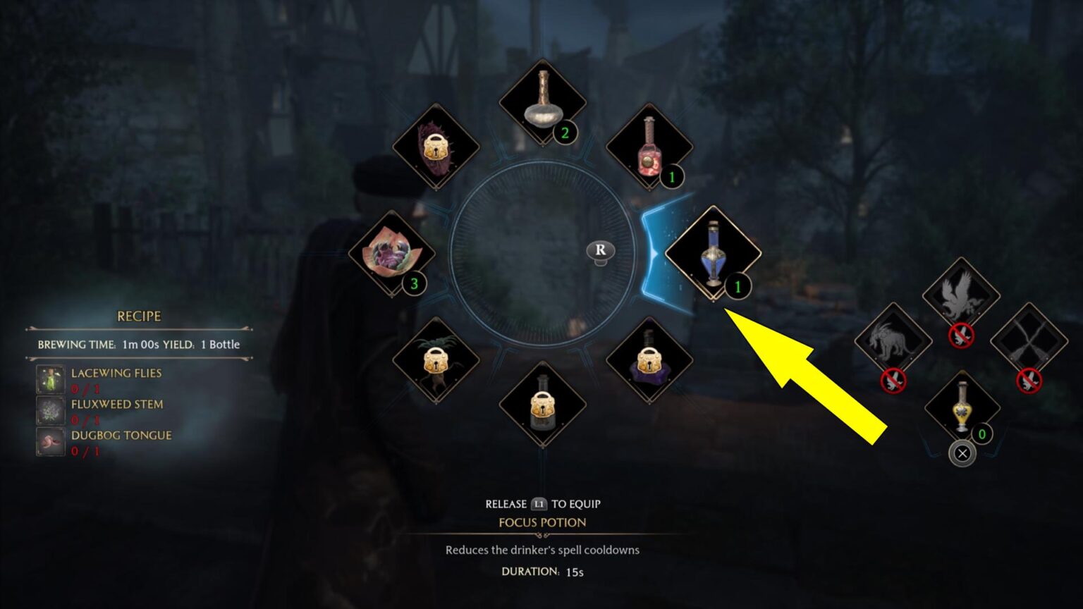 Professor Sharp Assignment 1 Potions - Hogwarts Legacy