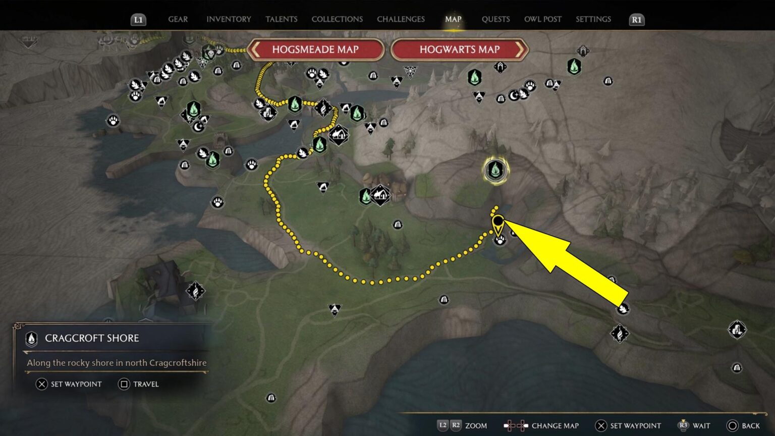 San Bakar's Trial Pensieve Chamber Clue - Hogwarts Legacy