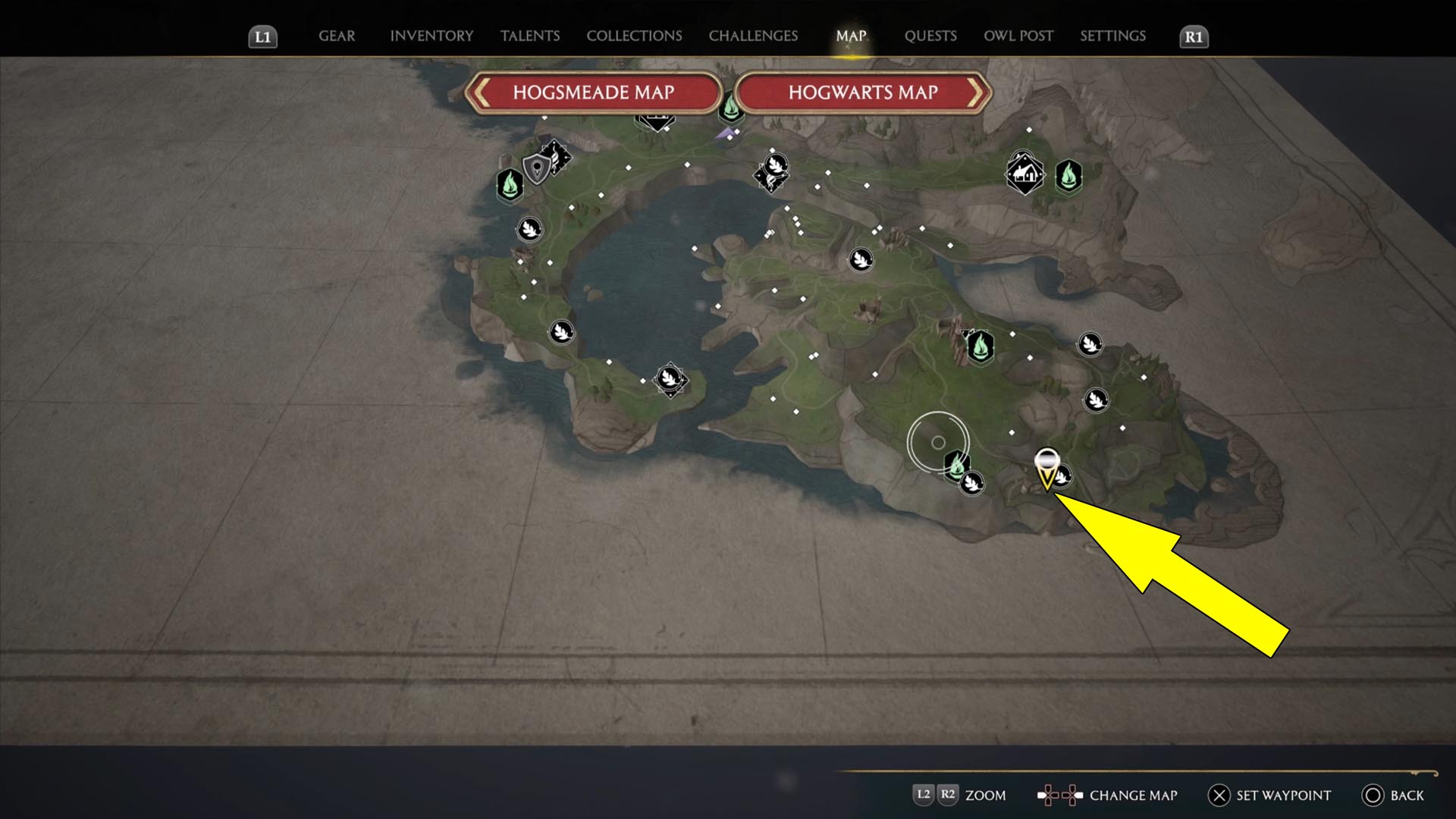 San Bakar's Trial Pensieve Chamber Clue - Hogwarts Legacy