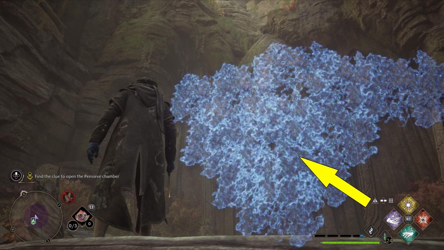 San Bakar's Trial Pensieve Chamber Clue - Hogwarts Legacy