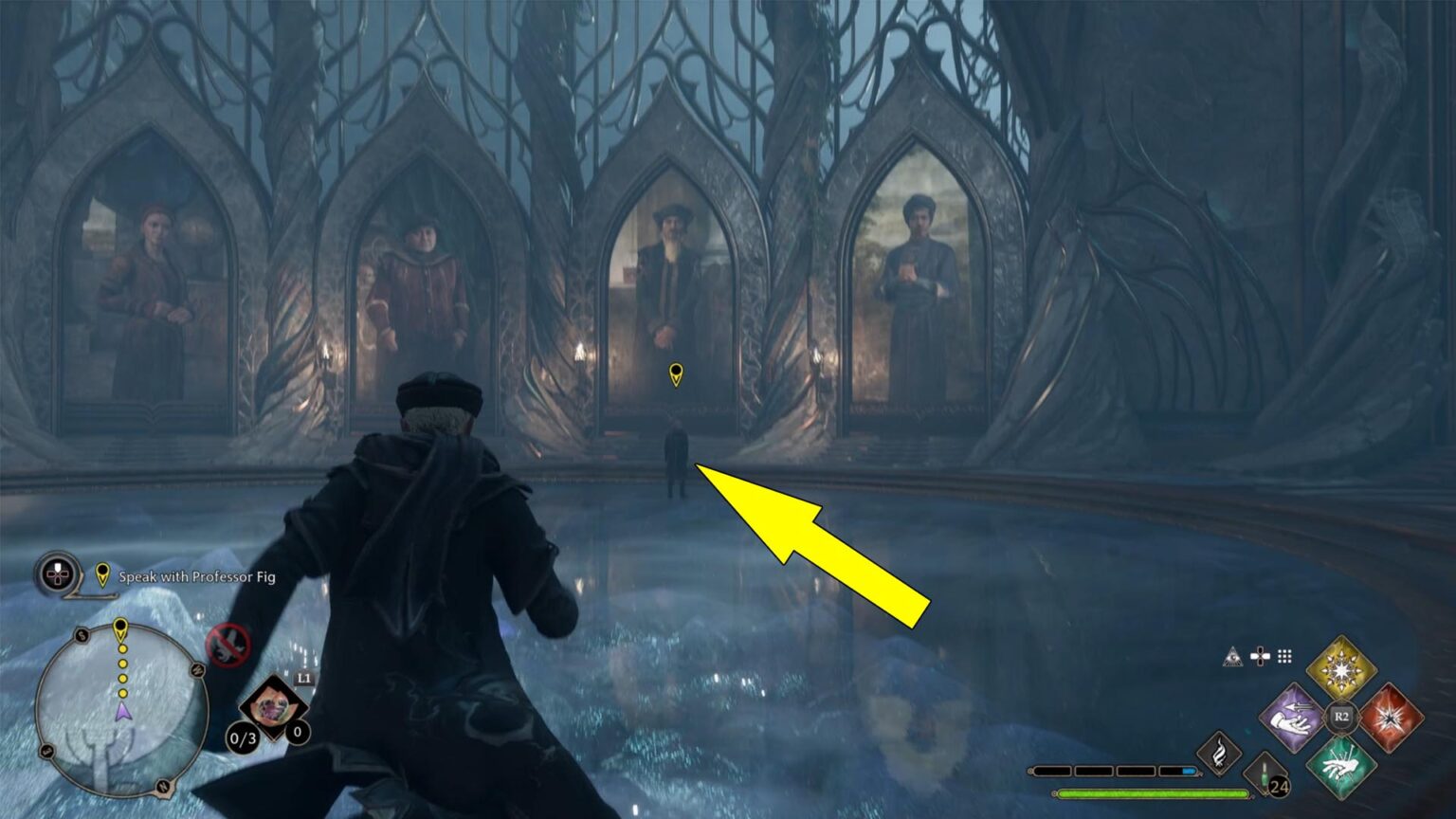 San Bakar's Trial Pensieve Chamber Clue - Hogwarts Legacy