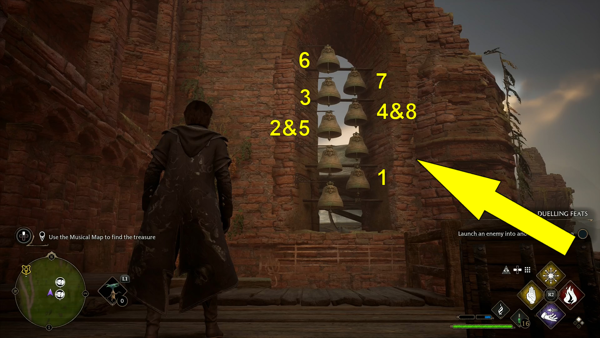 Solved By The Bell Map Treasure Location - Hogwarts Legacy Solved By The Bell Map Treasure Location - Hogwarts Legacy