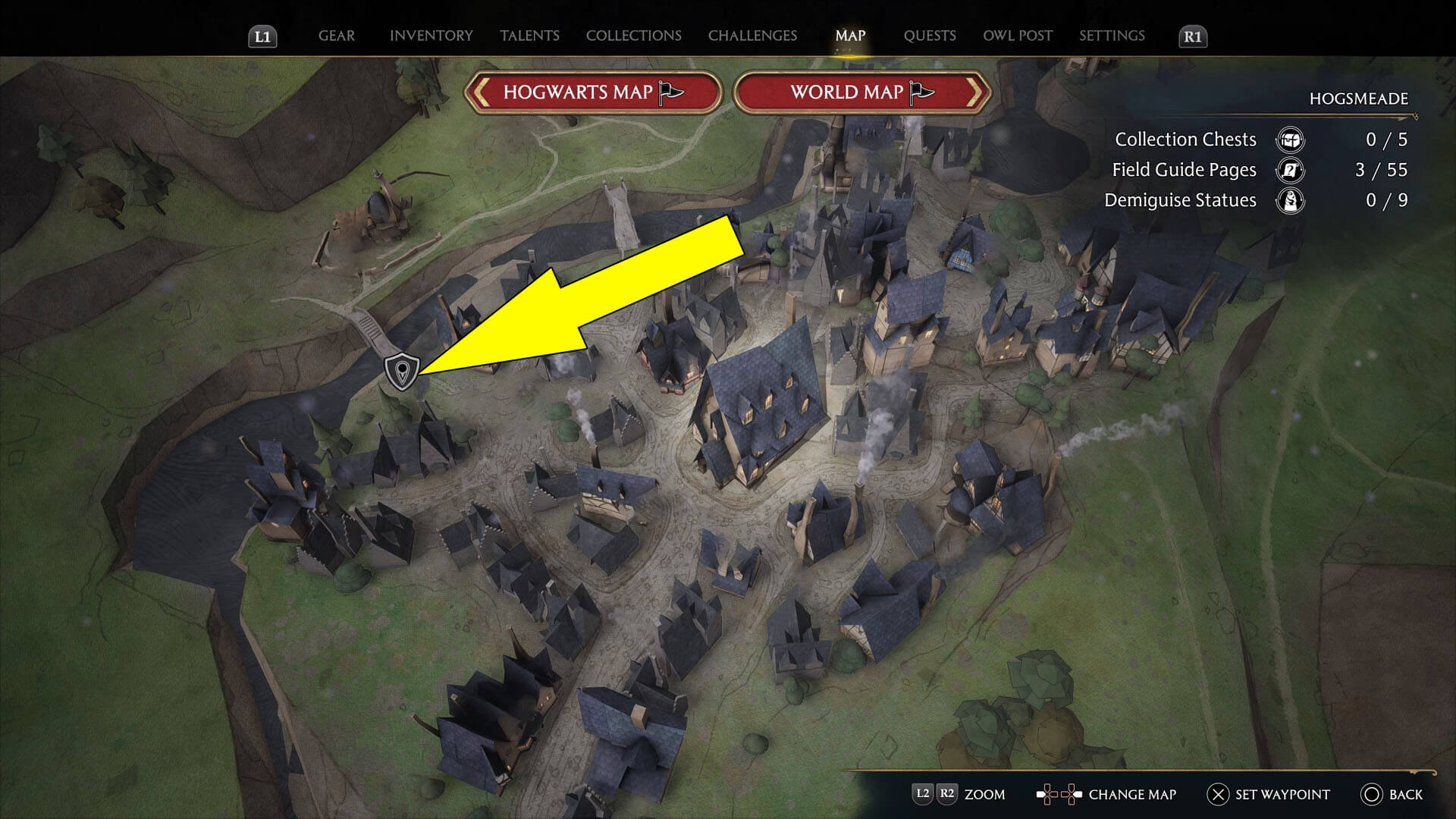 Take Biscuit Poacher Camp Rescue - Hogwarts Legacy