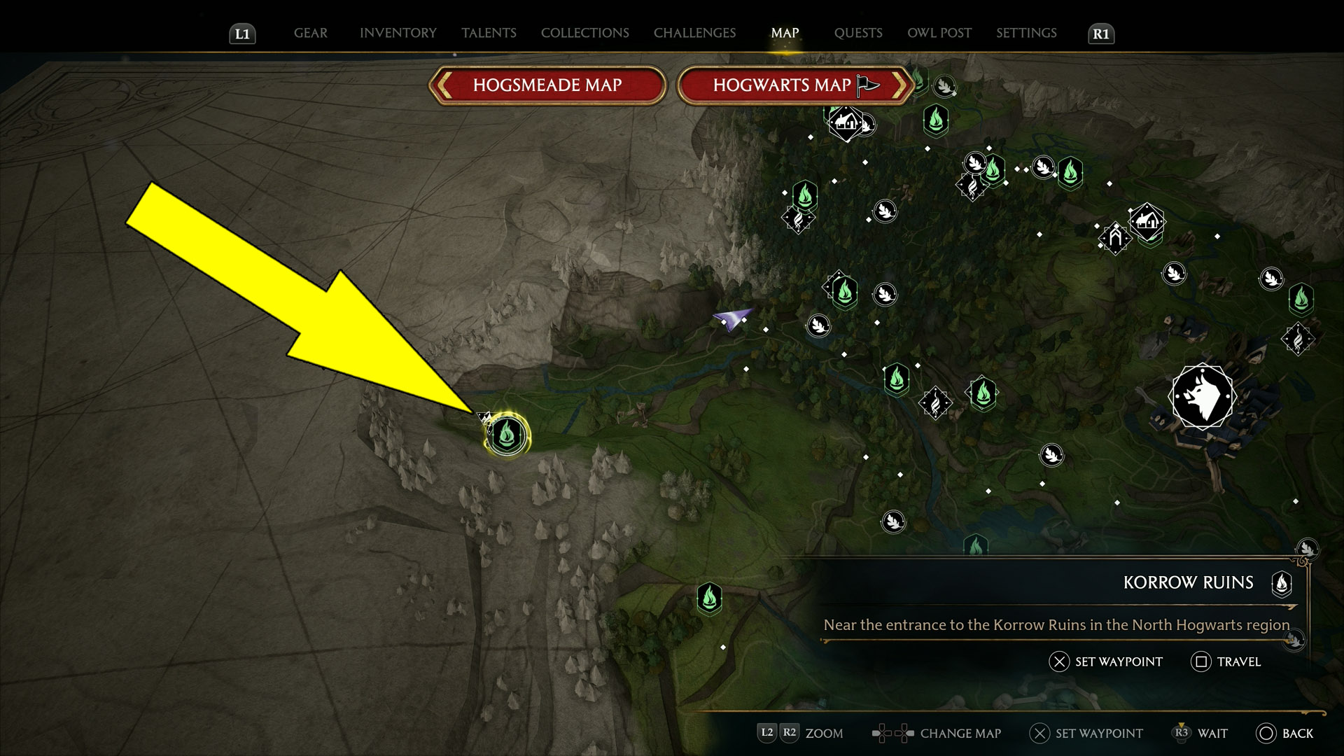 Tale Of Rowland Oakes Map Trail - Hogwarts Legacy