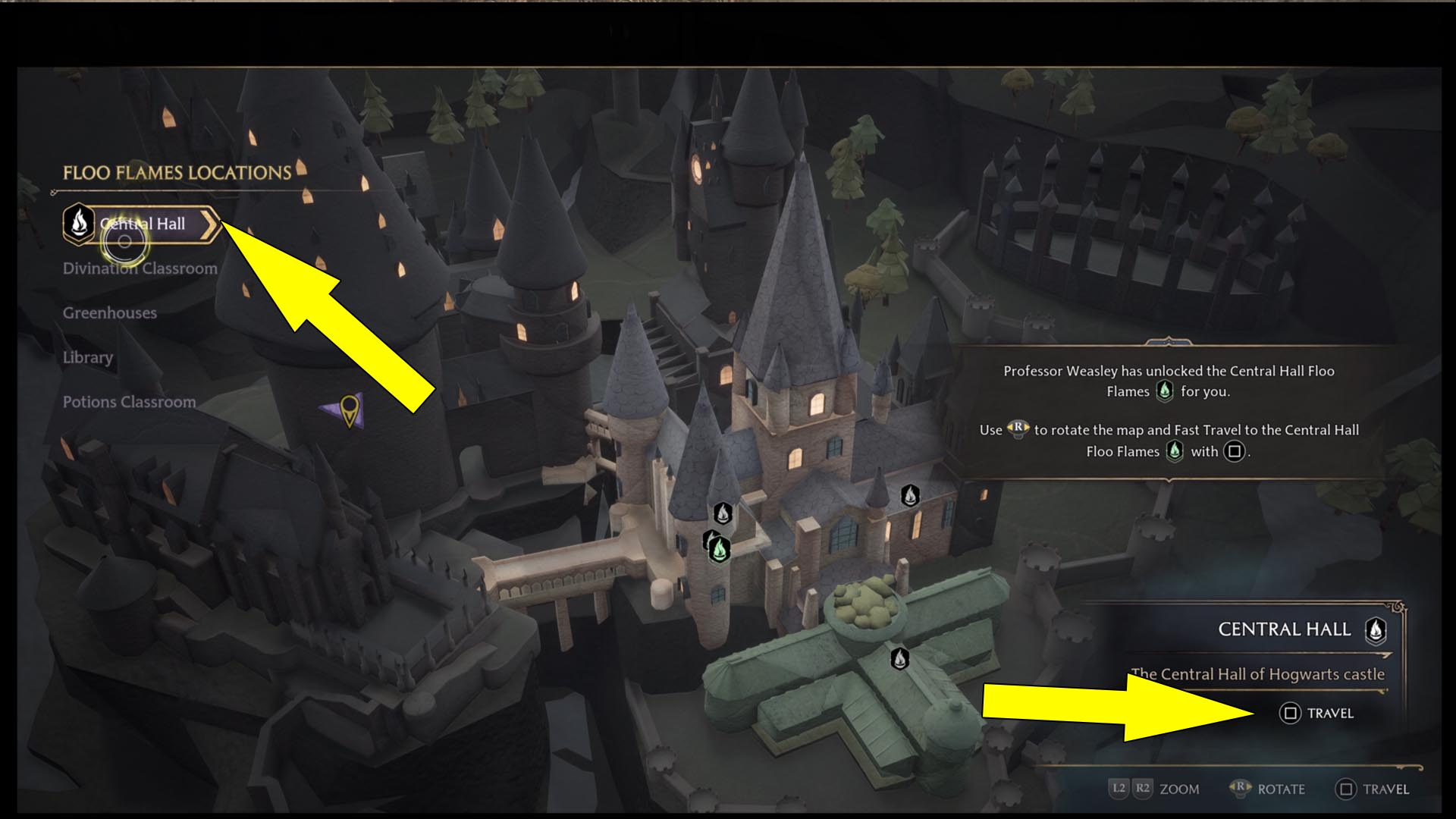 Welcome To Hogwarts Guide Page Location - Hogwarts Legacy