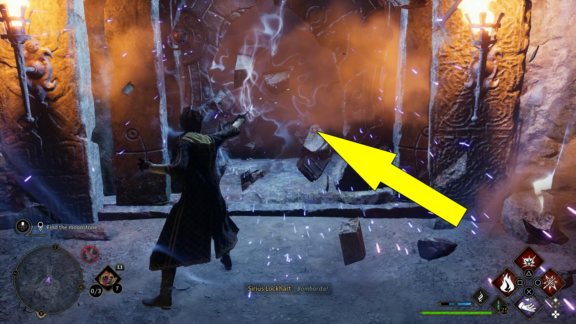 Centaur And The Stone Moonstone Garden - Hogwarts Legacy