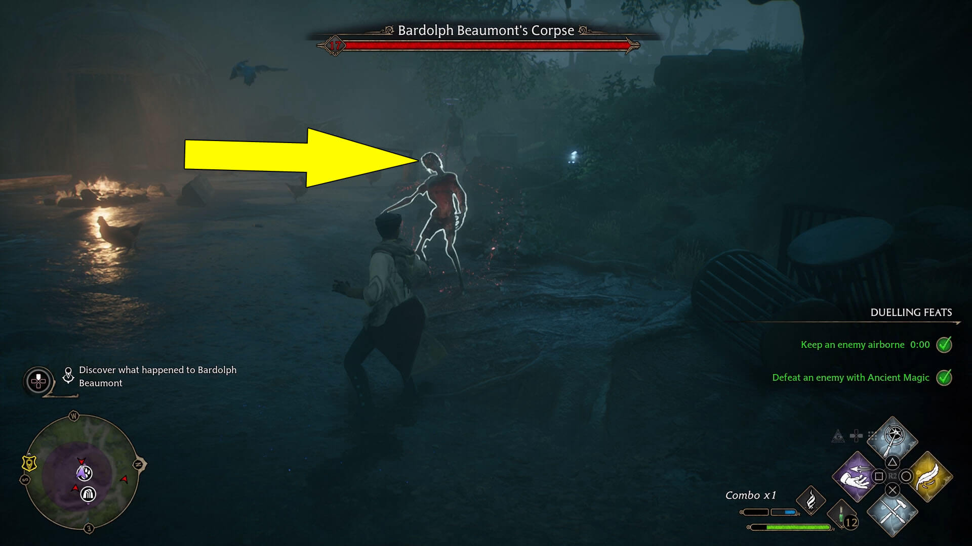 Hogsmeade Valley Infamous Foe Locations - Hogwarts Legacy