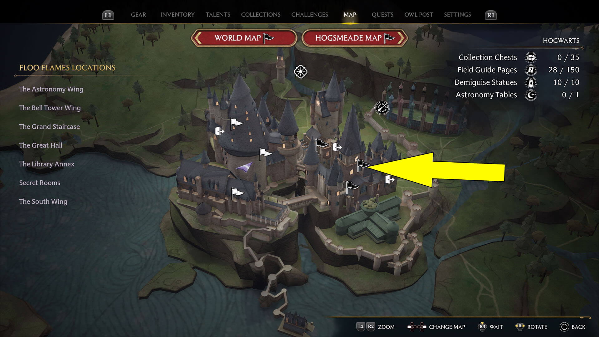 Bell Tower Wing Collection Chests - Hogwarts Legacy