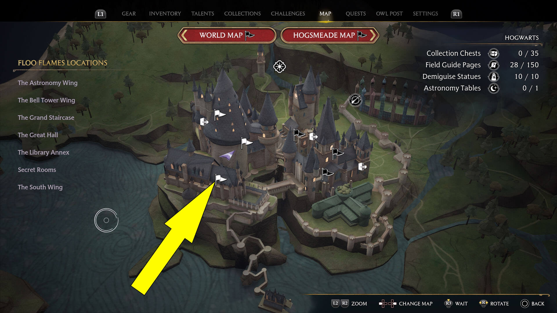 Great Hall Collection Chest Locations - Hogwarts Legacy