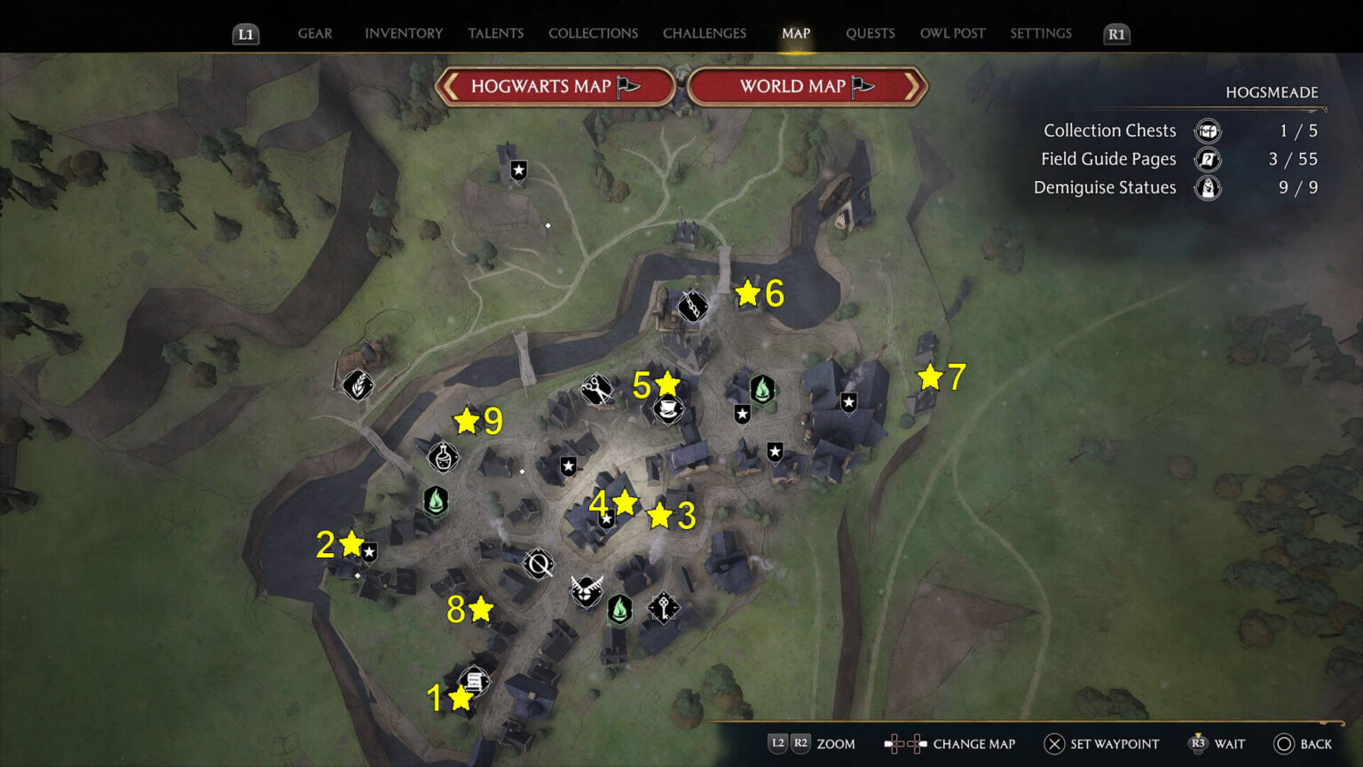 Hogsmeade Demiguise Statue Locations - Hogwarts Legacy